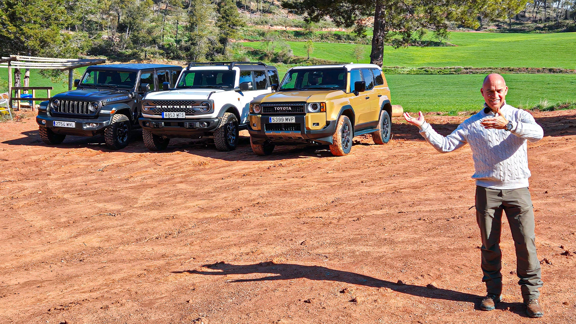 Comparativo todoterreno: Bronco vs Wrangler vs Land Cruiser | Noticias ...