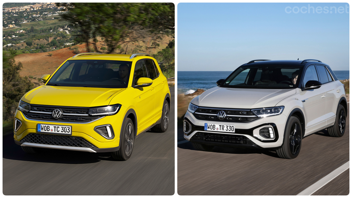Volkswagen T-Cross o T-Roc: ¿Cuál interesa más? | Noticias coches.net