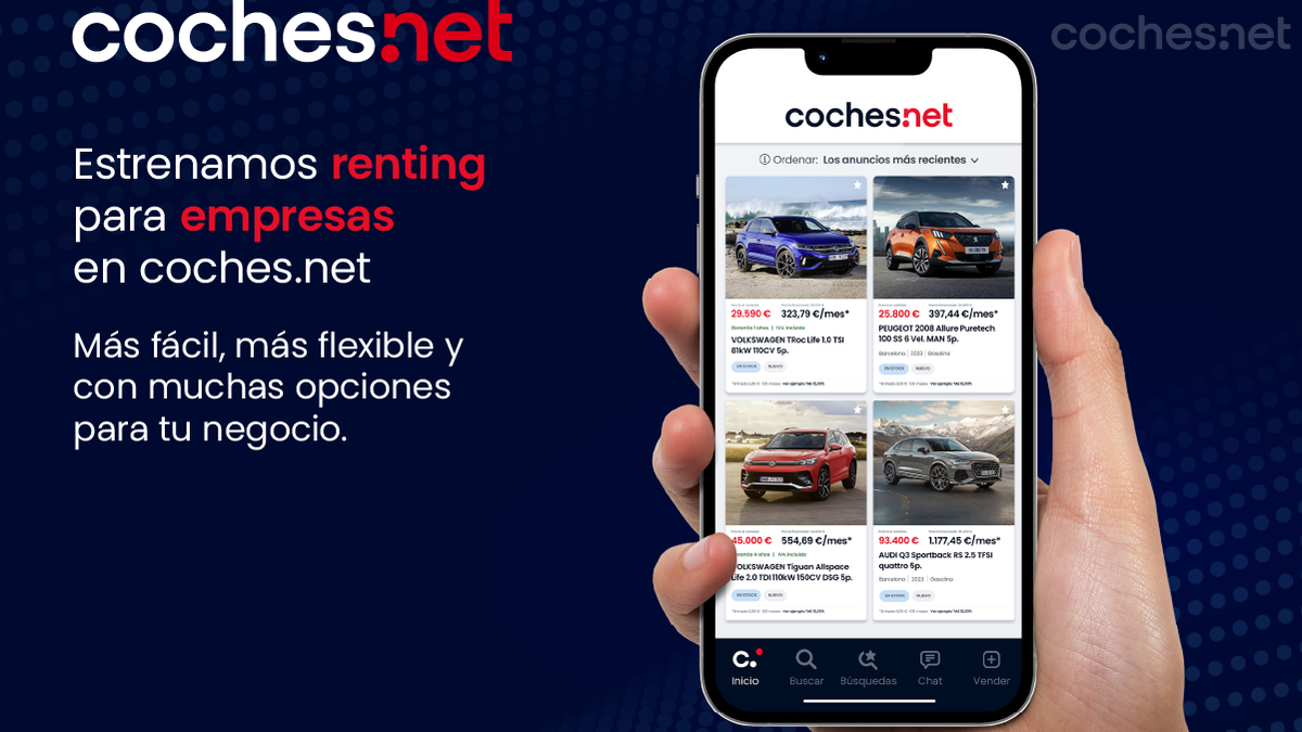 Nueva sección de coches de renting para empresas | Noticias coches.net